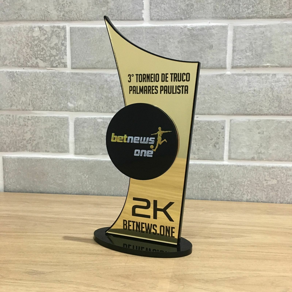 Troféu Personalizado em Acrílico - Acrílico Mogi