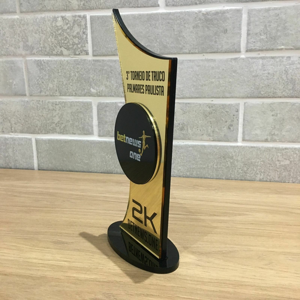 Troféu Personalizado em Acrílico - Acrílico Mogi