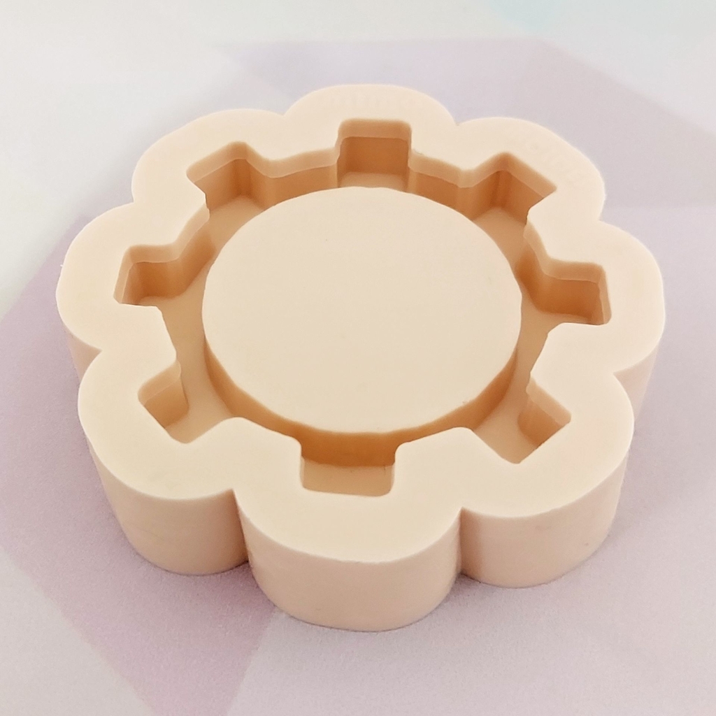 Molde SHAKER - Engrenagem (5cm) - Tampa, Acetato e Espelho Compatíveis