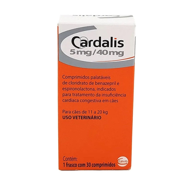 Cardalis 5mg para cães com 11 a 20kg fabricante Ceva