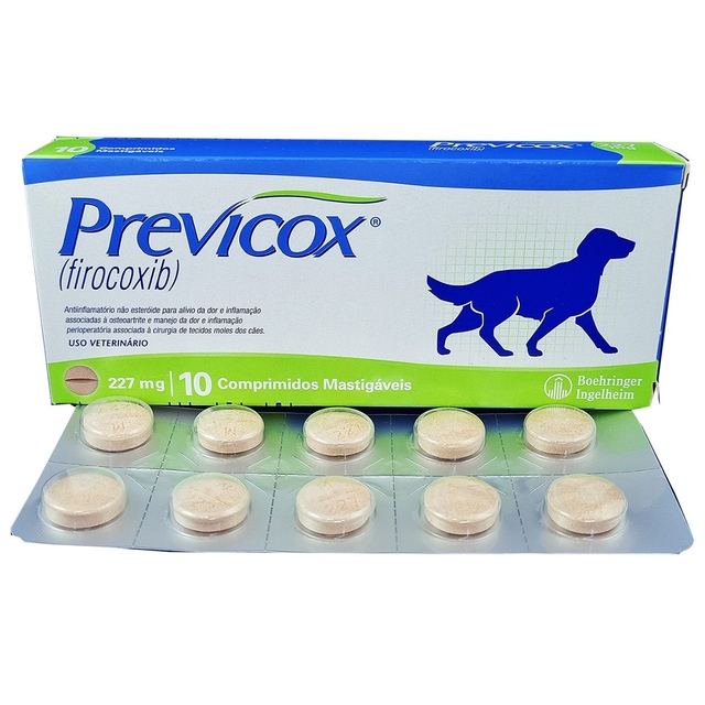 Previcox 227mg Boehringer 10 comprimidos Firocoxib cães compre online