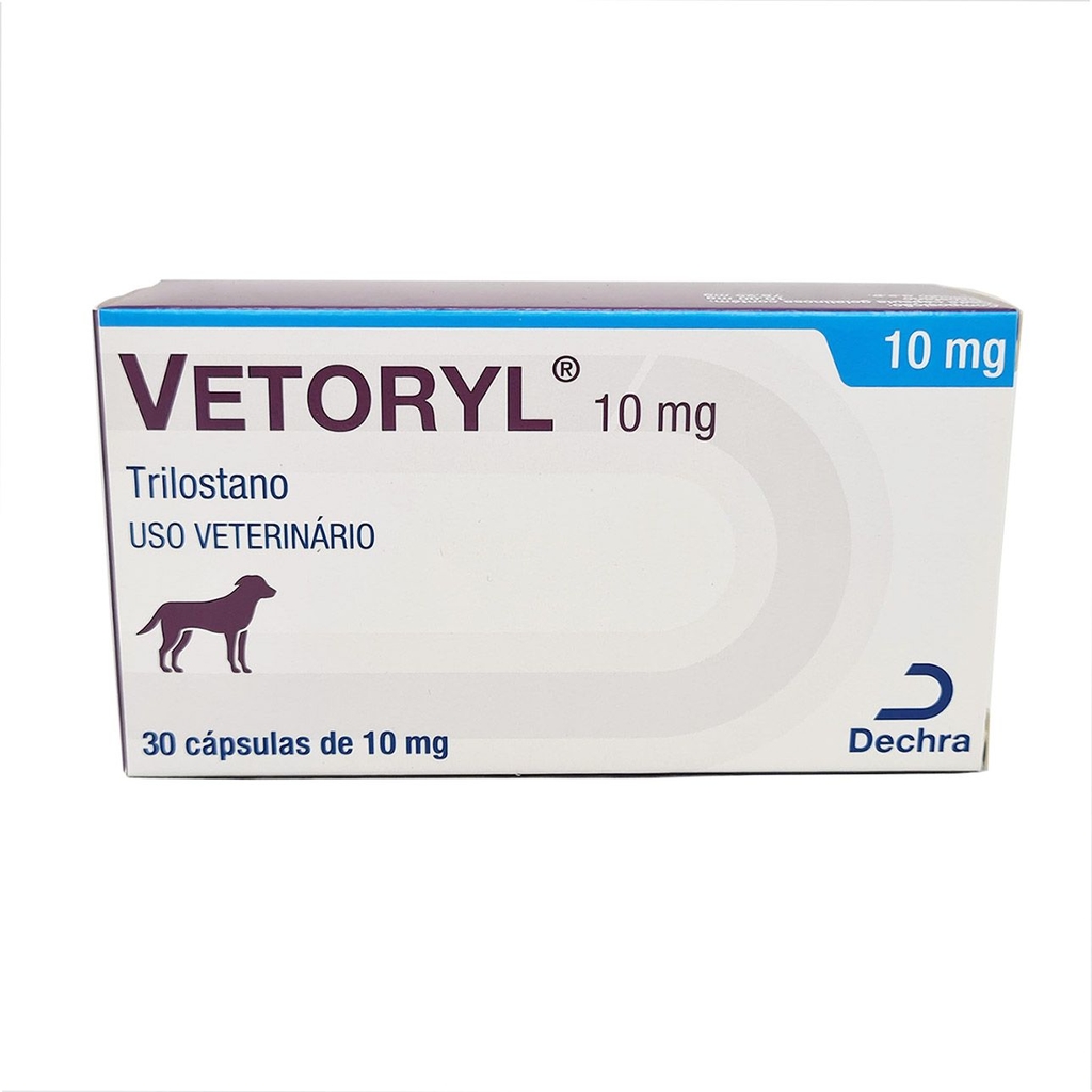 Vetoryl 10mg Trilostano para Cães com Hiperadrenocorticismo Dechra