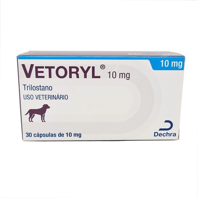 Vetoryl 10mg Trilostano para Cães com Hiperadrenocorticismo Dechra