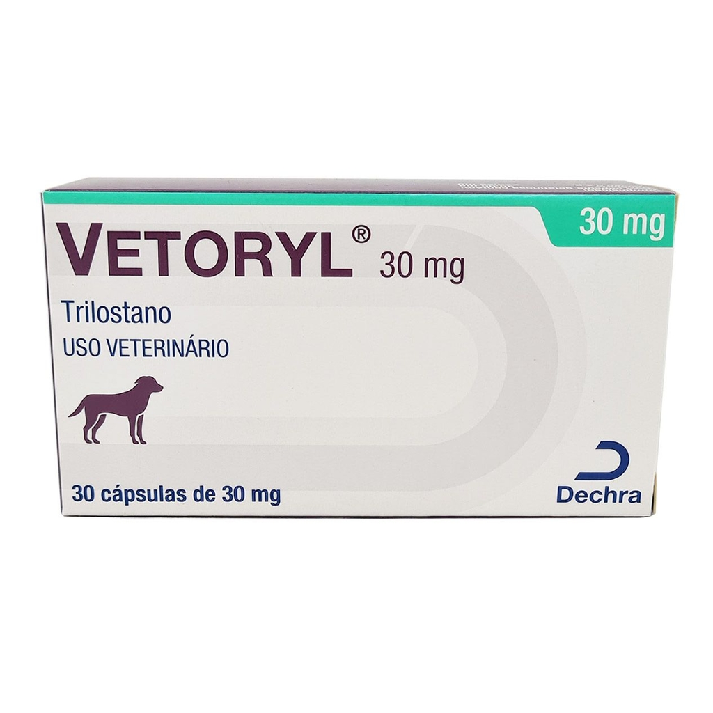 Vetoryl 30mg Trilostano para Cães com Hiperadrenocorticismo Dechra
