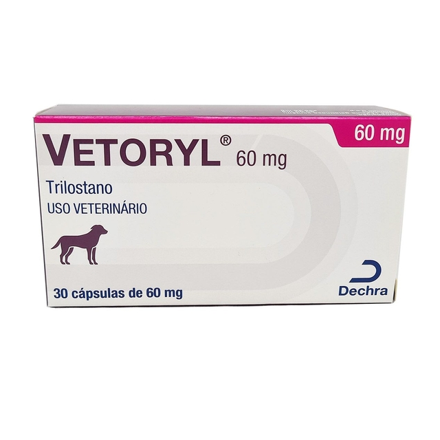 Vetoryl 60mg Trilostano para Cães com Hiperadrenocorticismo Dechra