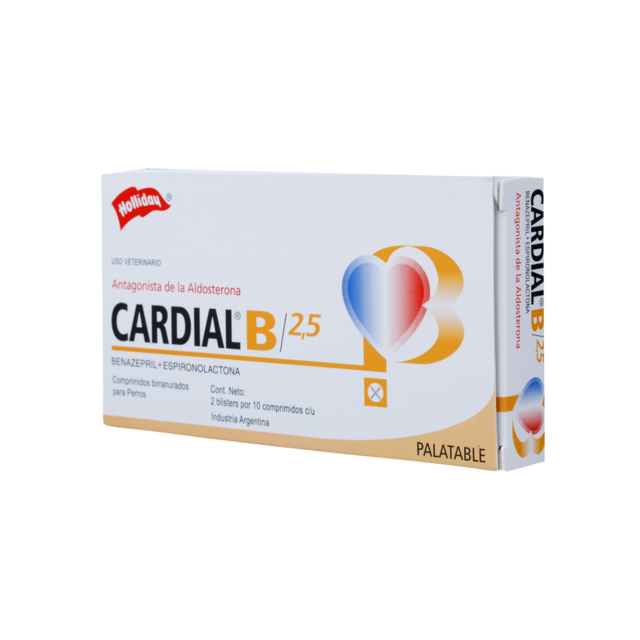 Cardial B 2.5mg x 20tabletas - Agroveterinaria valejo