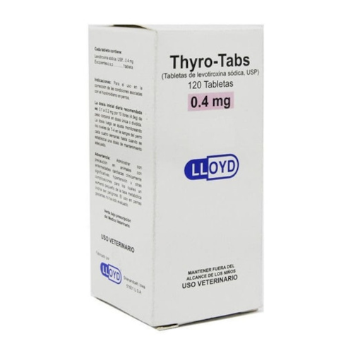 Thyro tabs 0.4 mg x 120 tabletas