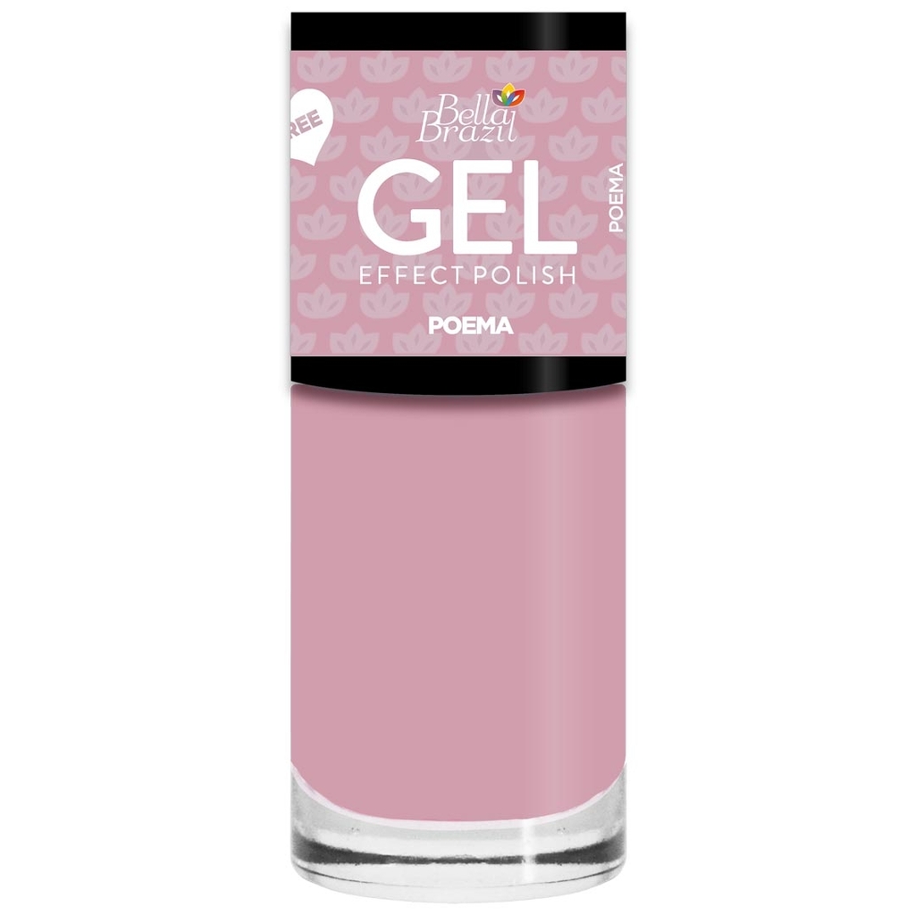 Esmalte Bella Brazil Gel Effect Poema Coleção Entre Nudes e Rosas