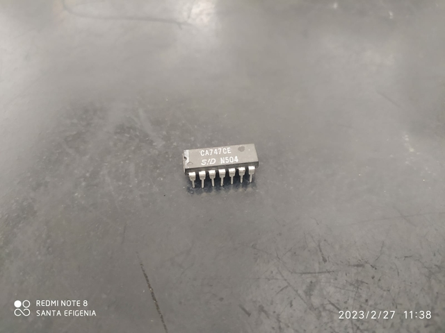 Circuito Integrado Lm747ce Lm747 = Ca747ce Ca747 Sid