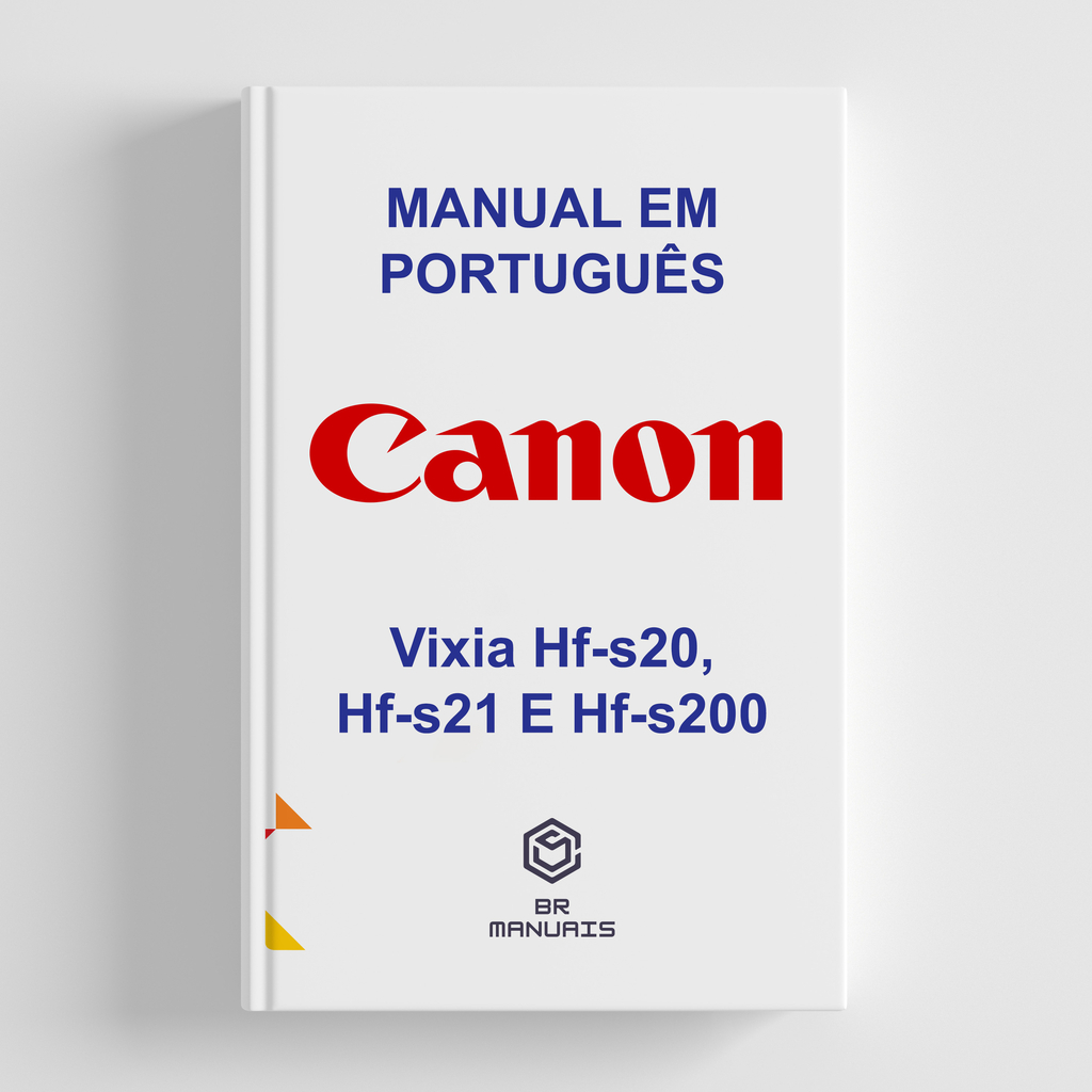Manual de Instruções CANON VIXIA HF-S20, HF-S21, HF-S200 em Português