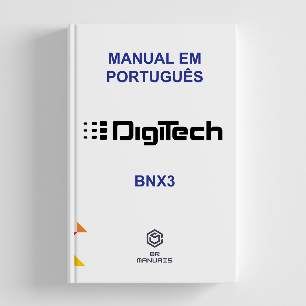 Manual de Instruções DIGITECH BNX3 em Português