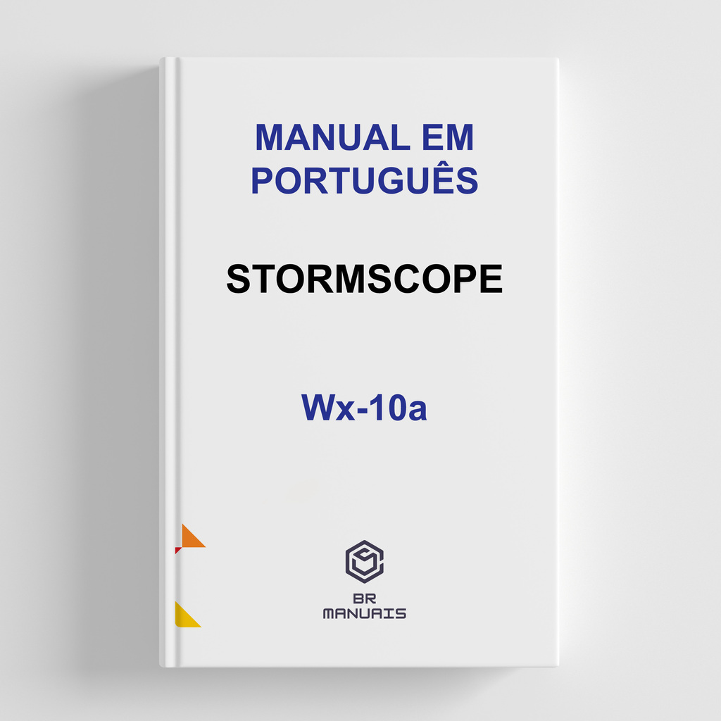 Manual de Instruções STORMSCOPE - WX-10A em Português