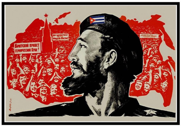 Poster Fidel URSS - Comprar em Soviet Prop