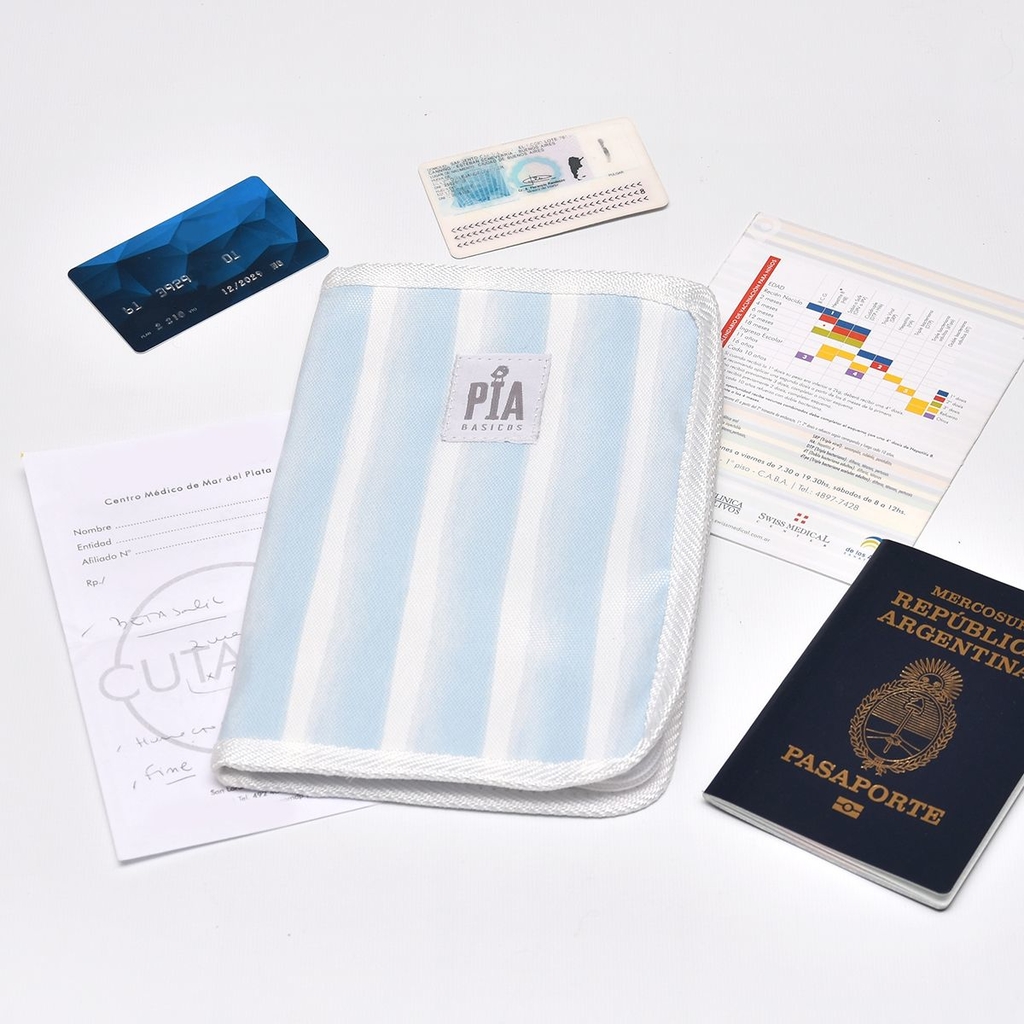 Portadocumento Flores Boho Rosa