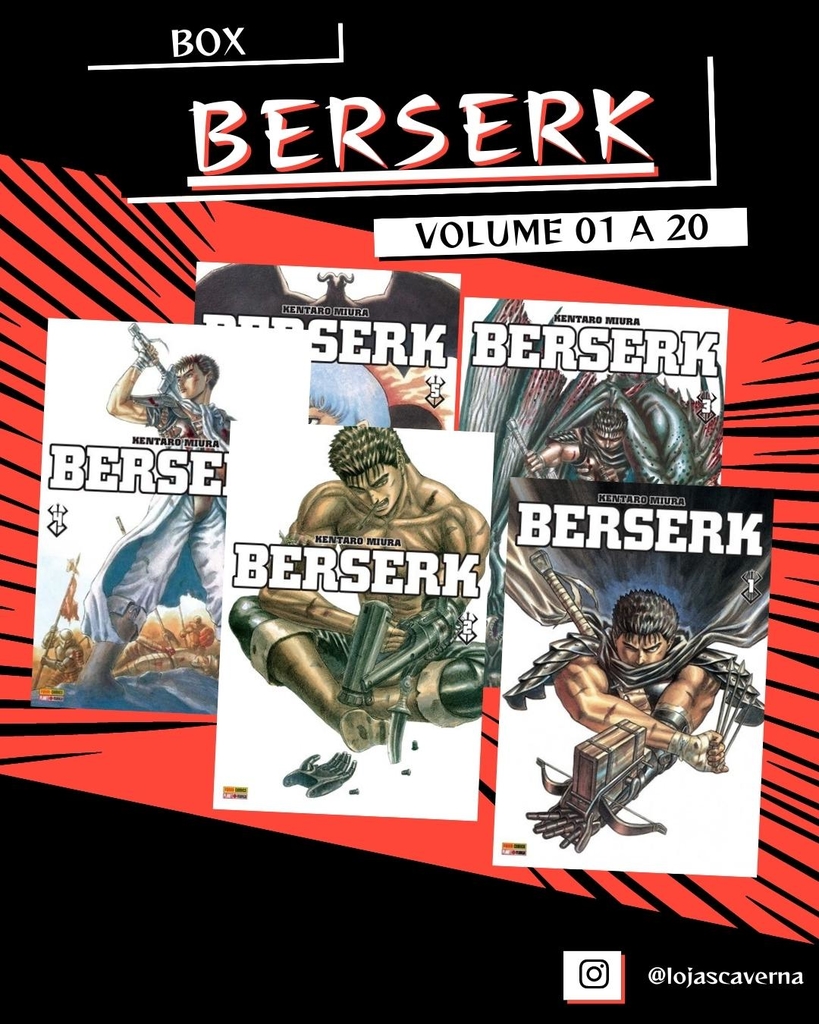 Box Berserk Vol 01 - 20 - Caverna Collectible Store