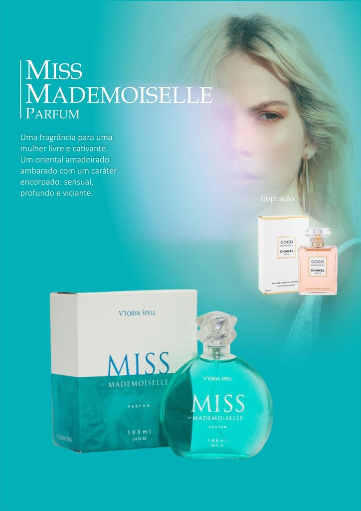 Miss Mademoiselle (Inspirado no Mademoiselle) 100mL