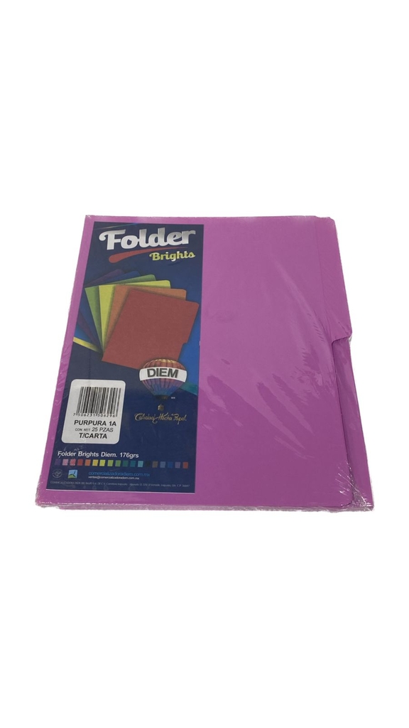 FOLDER DIEM TAMAÑO CARTA 25 PIEZAS