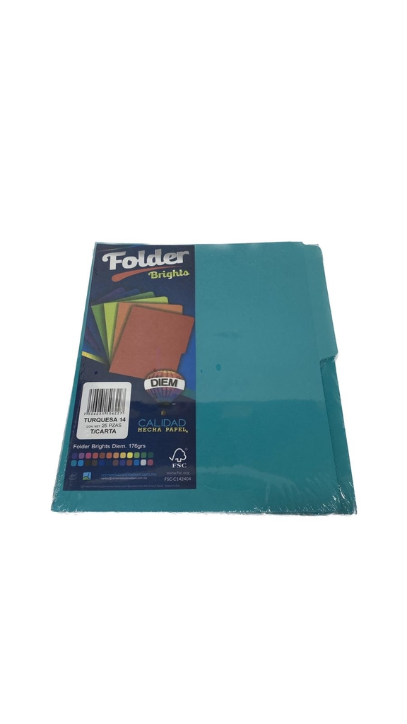 FOLDER DIEM TAMAÑO CARTA 25 PIEZAS