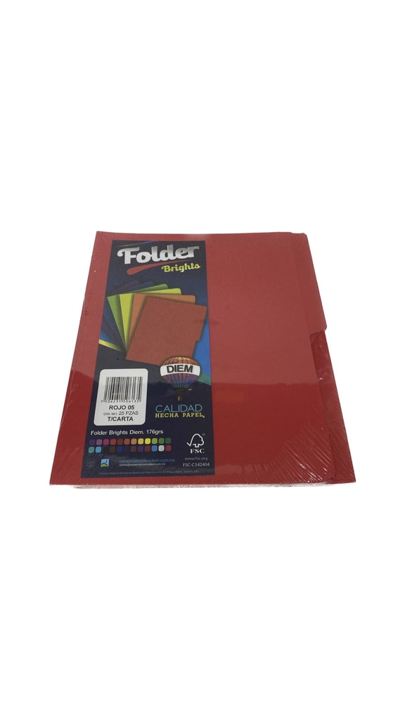 FOLDER DIEM TAMAÑO CARTA 25 PIEZAS