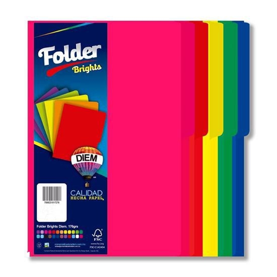 FOLDER DIEM TAMAÑO CARTA 25 PIEZAS