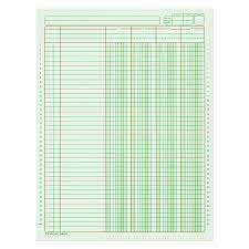 BLOCK DE HOJA DE 4 COLUMNAS PINOS ALTOS