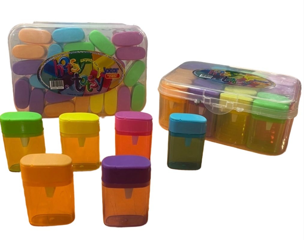 BOTE DE SACAPUNTAS CON DEPOSITO HOTSY TOTSY JOCAR C24 PZS