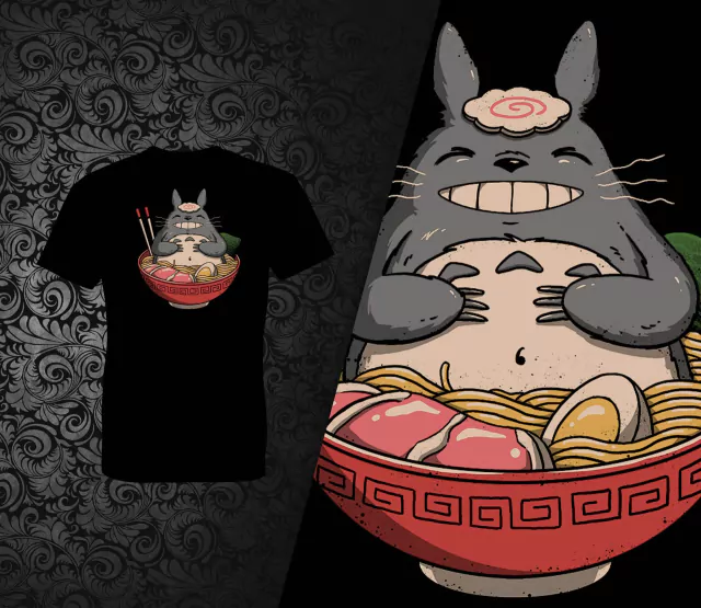 TOTORO RAMEN - Comprar en Vox Populi Remeras