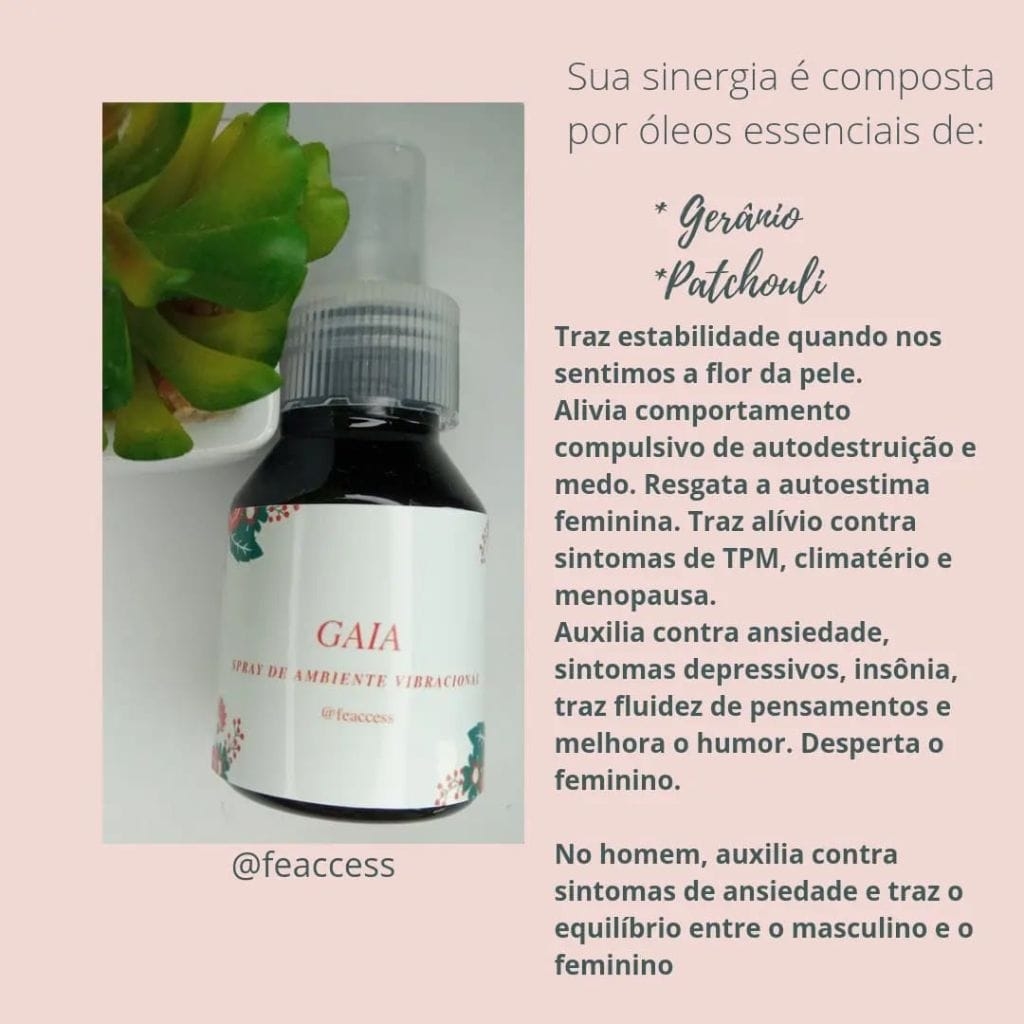 Sprays vibracionais de ambiente