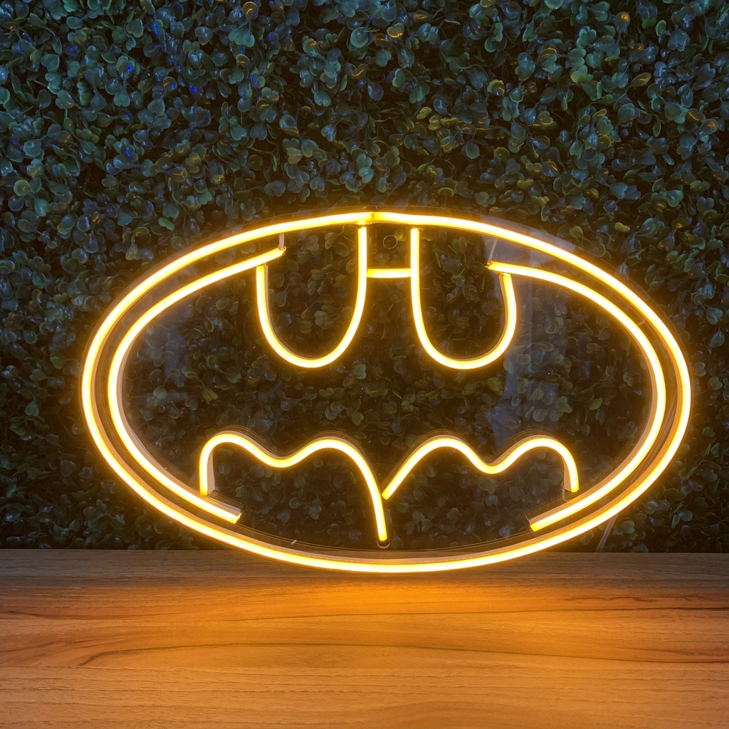 Luminária Painel Neon Led - Batman