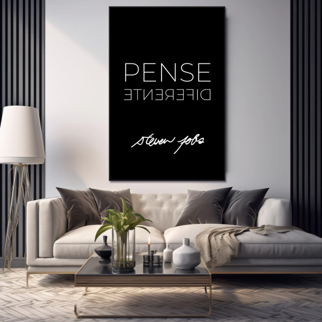 Quadro Pense Diferente - Comprar em Decorarte Brasil