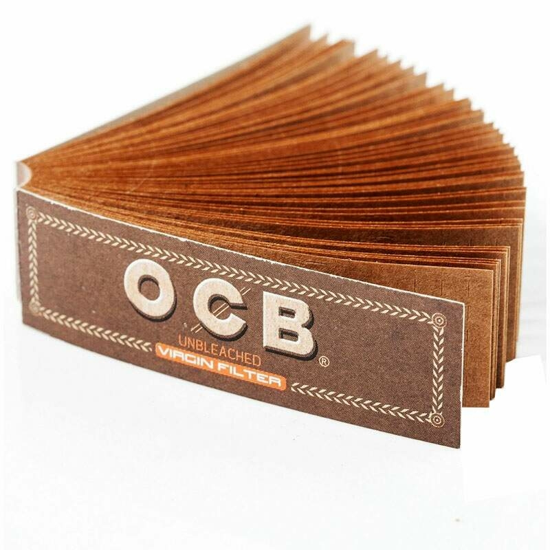 Piteira para Cigarro OCB Brown Bloco com 50 folhas