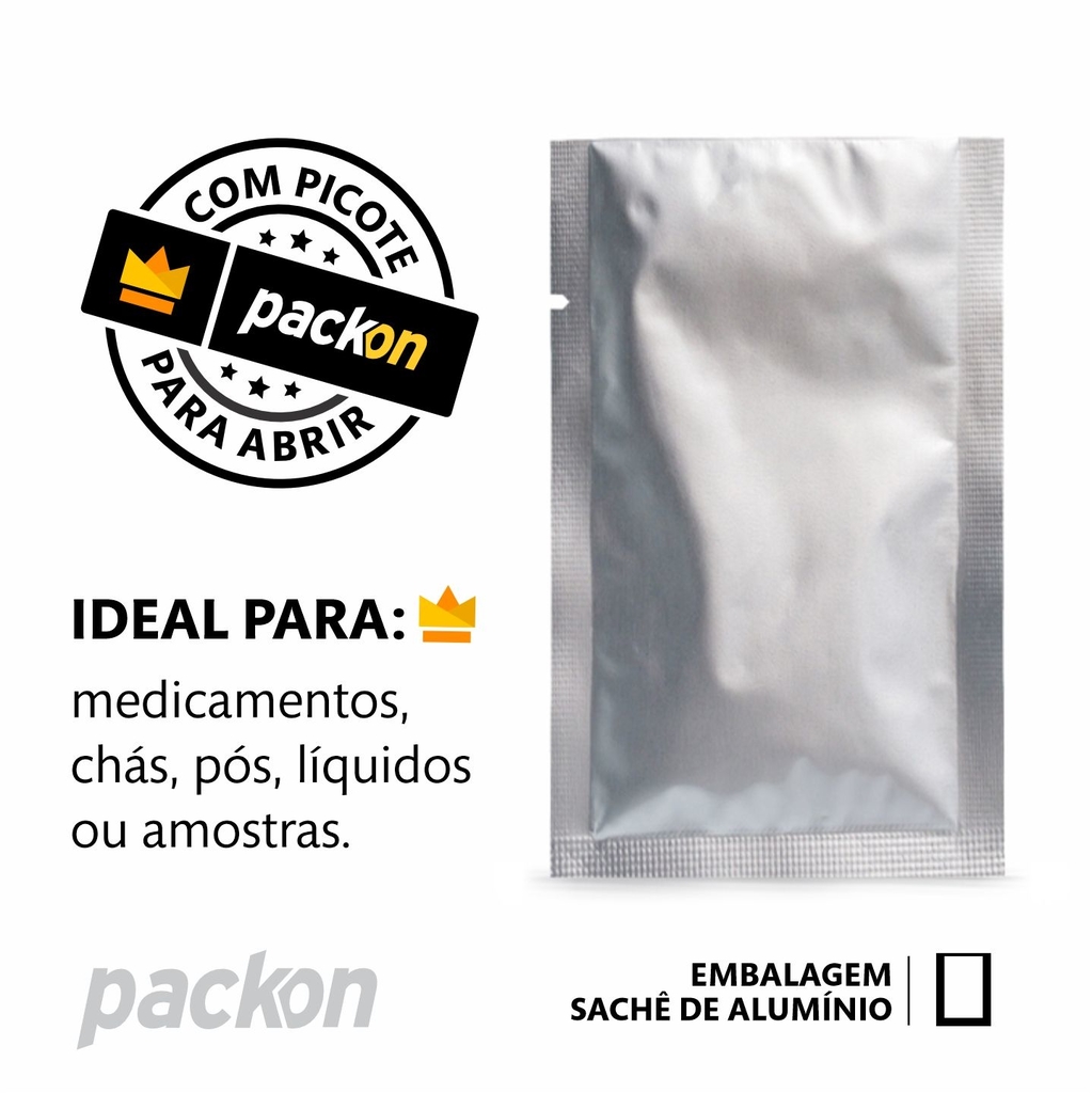 Sachê de Alumínio - Comprar em Pack On Embalagens