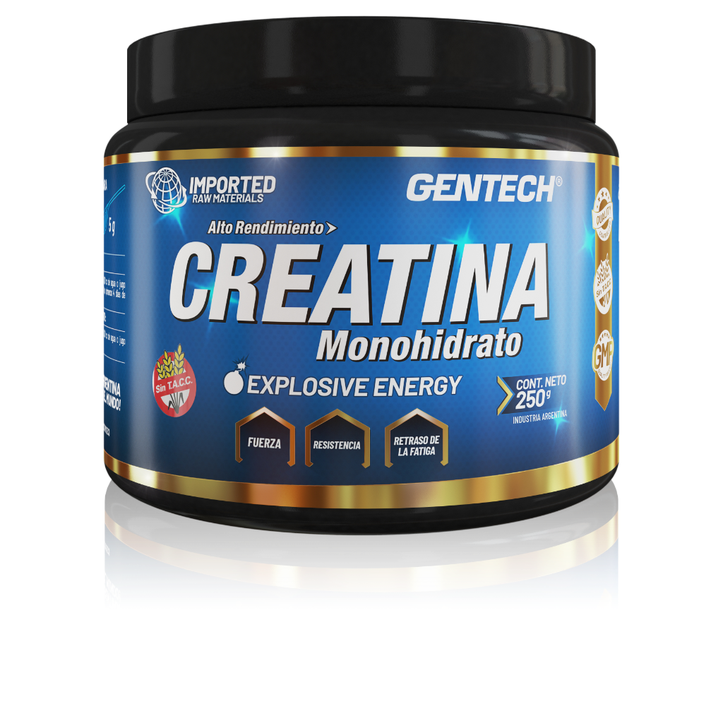 Suplemento Gentech Creatina monohidrato x 250 grs