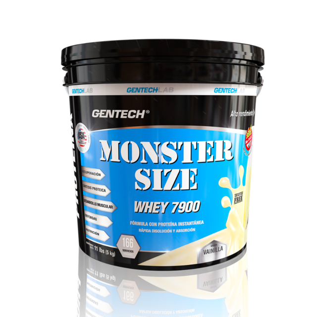 Proteina Gentech Whey monster size vainilla 5kg