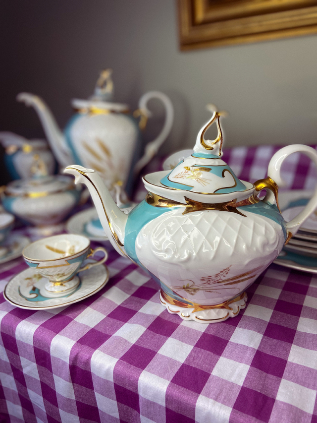 Magnífico Bule de Chá - Comprar em Garimpo Chique