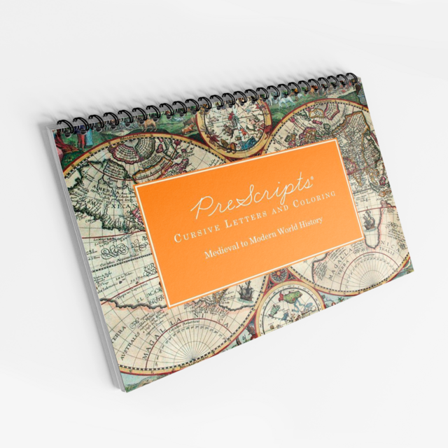 Prescripts Cursive Letters: Medieval to Modern World History