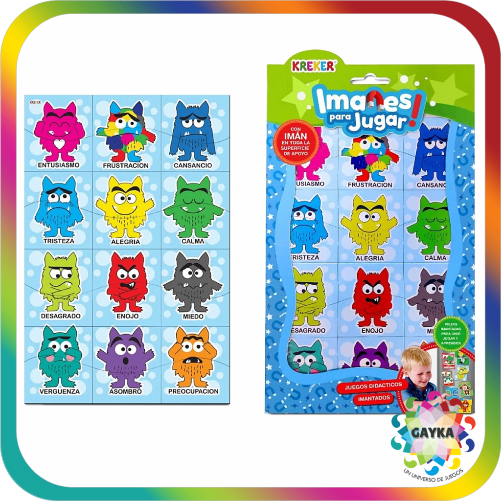 PUZZLE IMANTADO LAS EMOCIONES - KREKER
