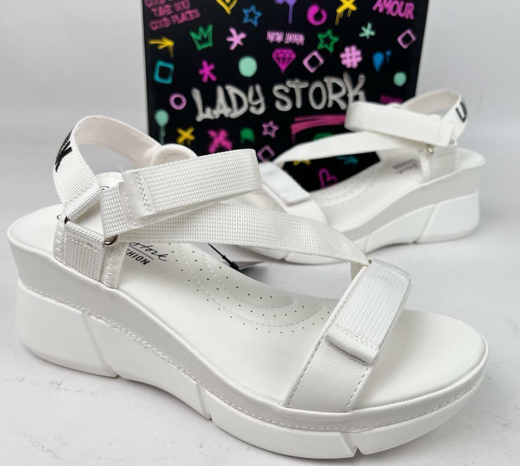 SANDALIAS ALTAS MACRAME LADY STORK - Step Calzados
