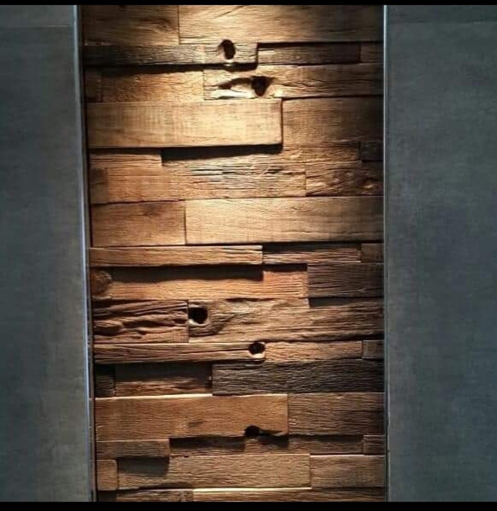 Revestimiento/Madera/Pinotea/Pared/Interiores/Baño/Cocina/Revestylo