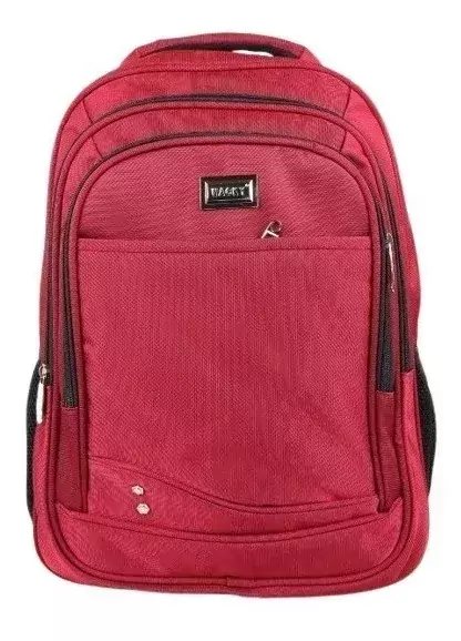 Mochila Wacky 19" Portanotebook Con Usb Bordó