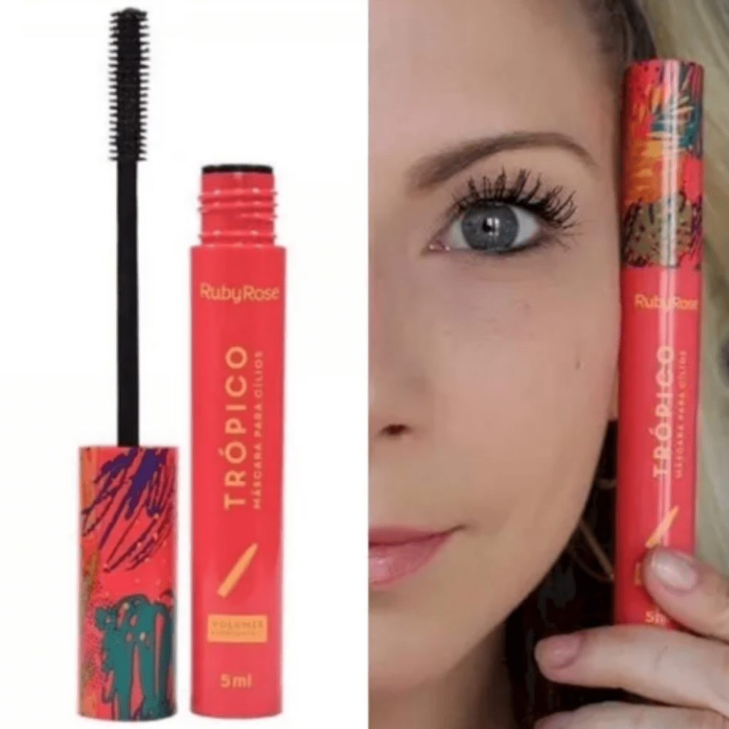 Máscara para Cílios Trópicos Volume e Alongamento Ruby Rose