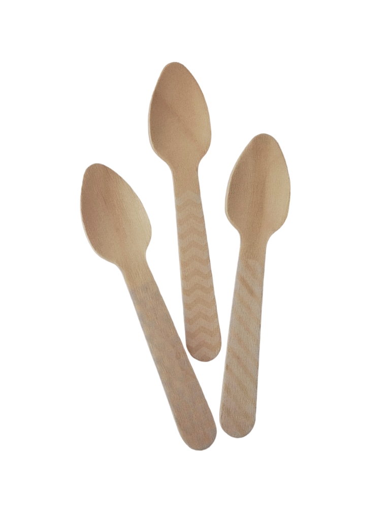 Colher Madeira - 14cm - 10 unidades - papelsonalizando