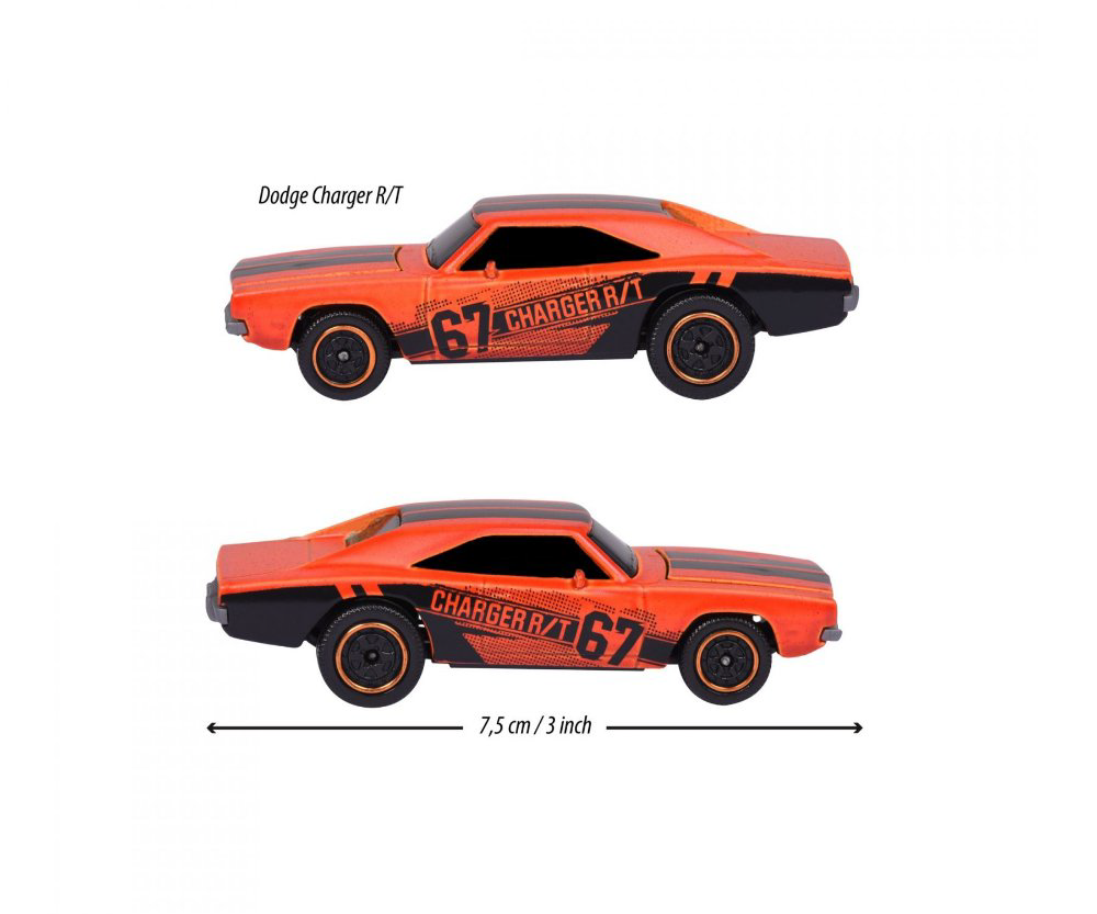 Miniatura Majorette 1/64 Majorette Dodge Charger R/T Racing