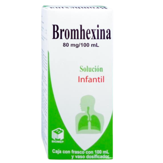 Bromhexina 80mg/100ml solución Infantil (Biomep)