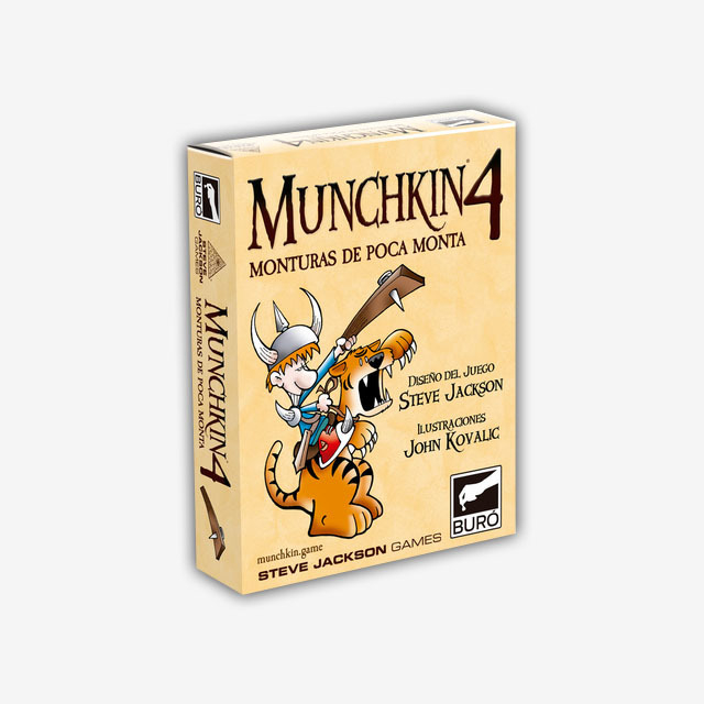 MUNCHKIN 4 MONTURAS DE POCA MONTA: Aventura, Misterio, Fantas a | Ju