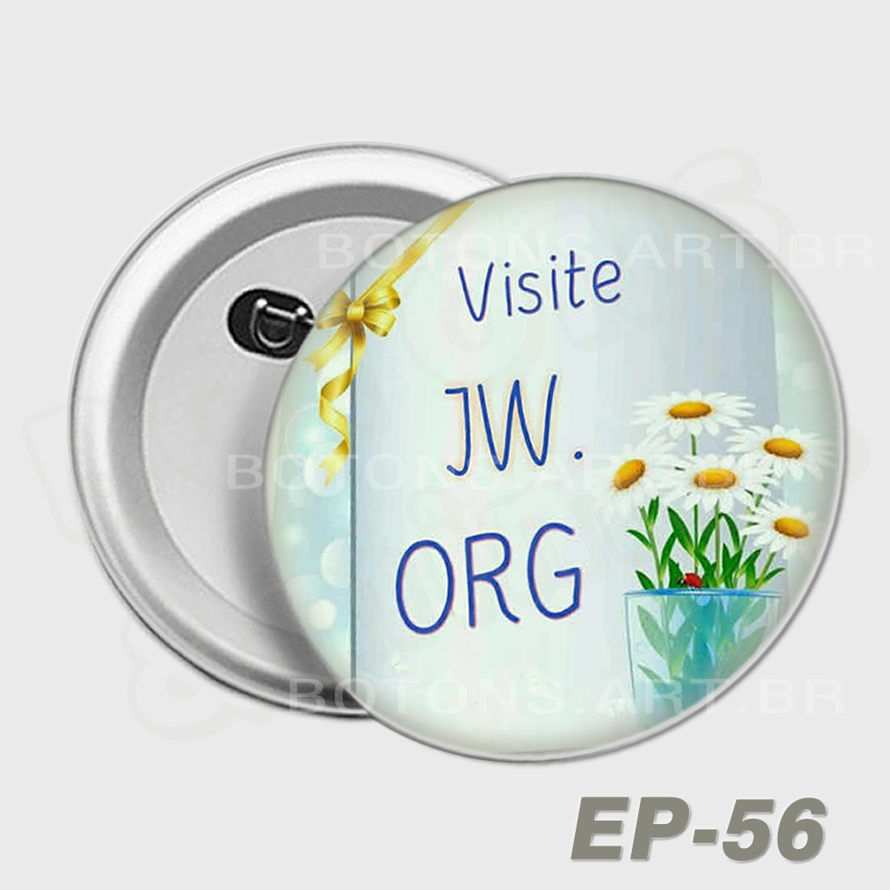 Botton visite o site jw.org - Comprar em ART.BOTONS