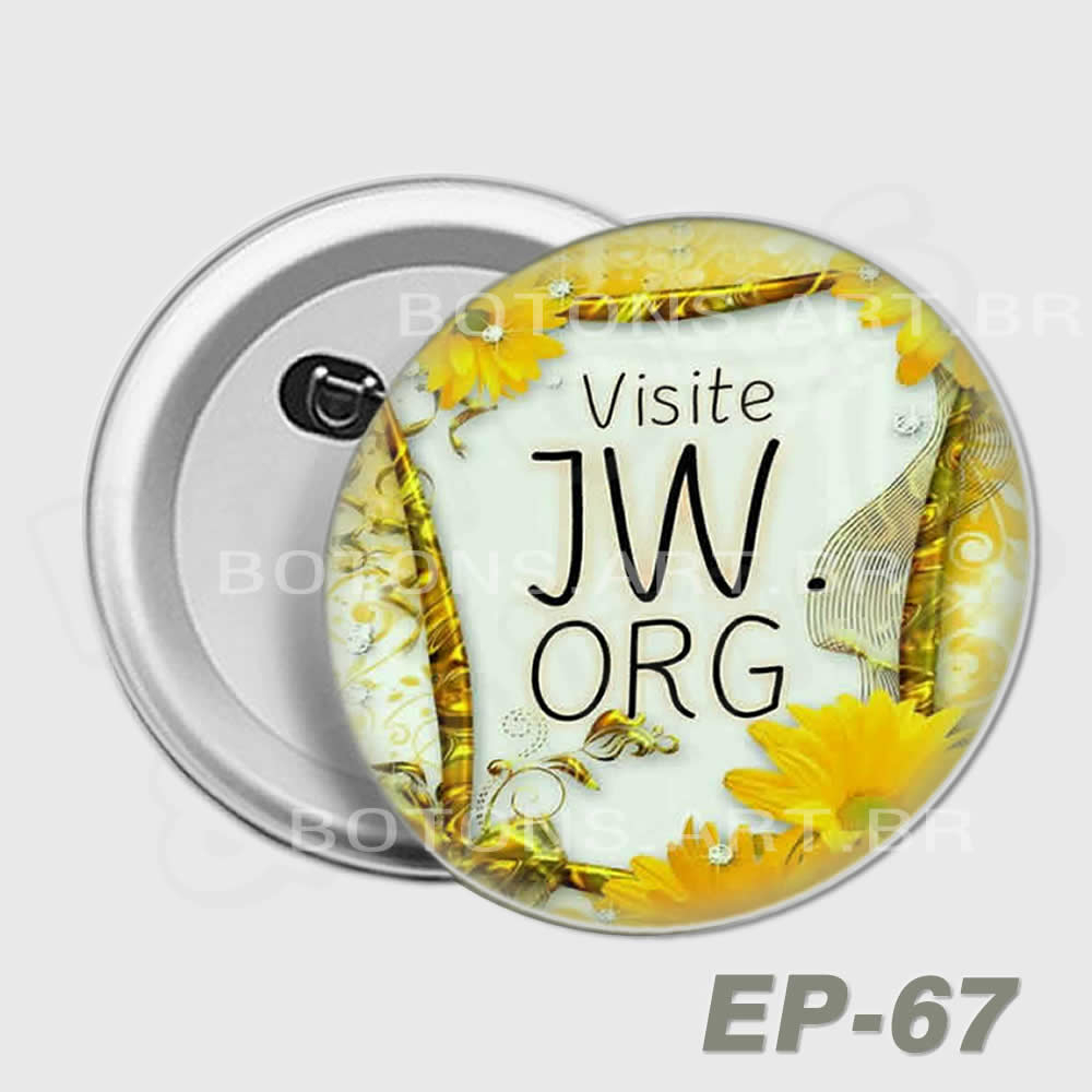 Botton visite o site jw.org - Comprar em ART.BOTONS