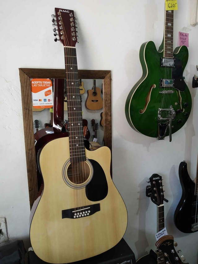 Docerola RMC Electroacústica con Afinador Digital Integrado natural