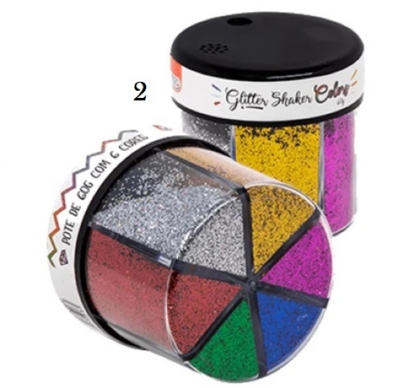 GLITTER SHAKER COLORS 2 60G