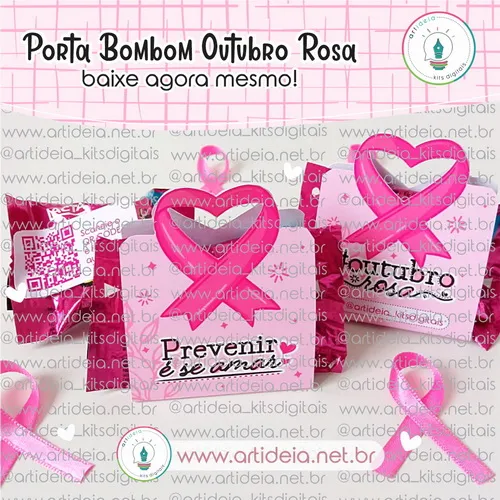 Arquivo Digital - Porta Bombom Outubro Rosa
